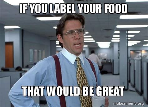 Food Label Memes