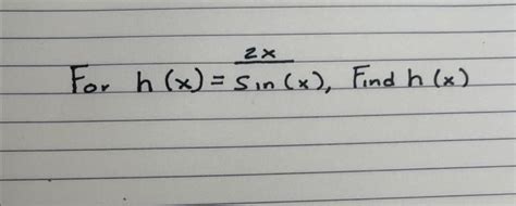 Solved X Sin X X Chegg Com