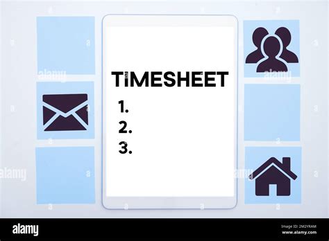 Text Caption Presenting Timesheet Word Written On Graphical