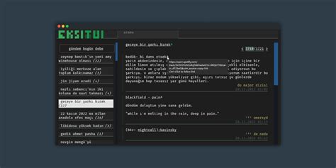 GitHub agmmnn eksitui TUI for the Turkish collaborative hypertext dictionary ekşi sözlük