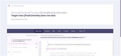Laravel Solution Laravel Error Message Screen Is Still Same After