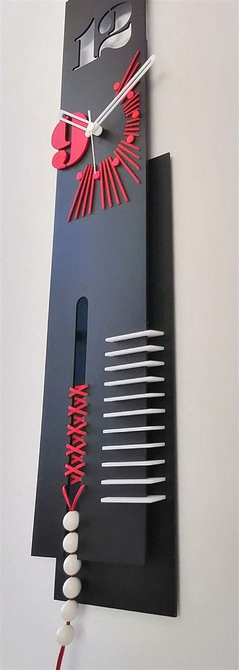 Long Rectangular Wall Clock Wall Decoration Industrial Modern And Original Home Decoration