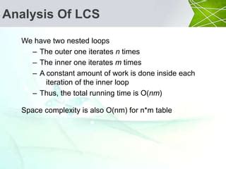 Longest Common Subsequence PPTX Programming Languages Computing