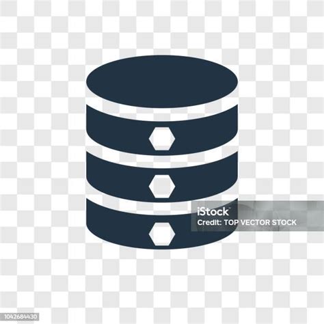 투명 한 배경 데이터베이스 투명도 로고 디자인에 격리 데이터베이스 벡터 아이콘 데이터베이스에 대한 스톡 벡터 아트 및 기타 이미지 데이터베이스 투명 배경 아이콘
