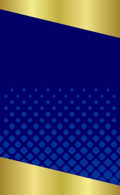 Premium Vector A Blue Background With A Yellow Diamond Pattern