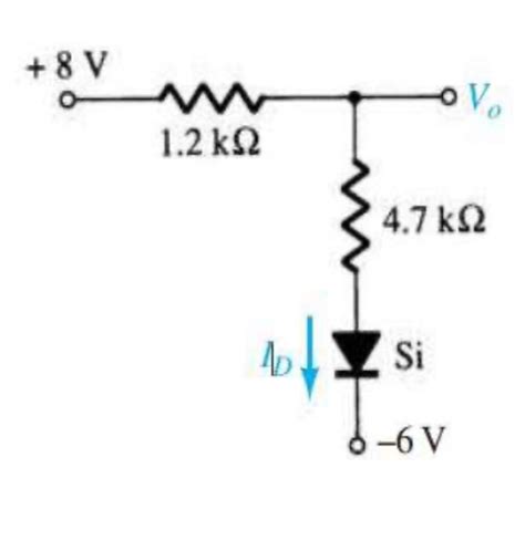 Solved Determine The Level Of VO And ID For The Following Chegg Com