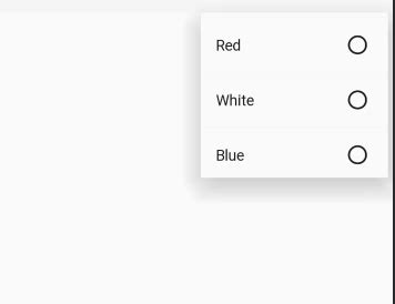 Android How To Show The Radio Button Icon On The Left Side In A Popup