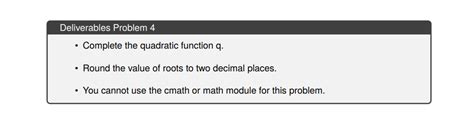 Solved Problem 4 Input Tuple Abc Coefficients Output