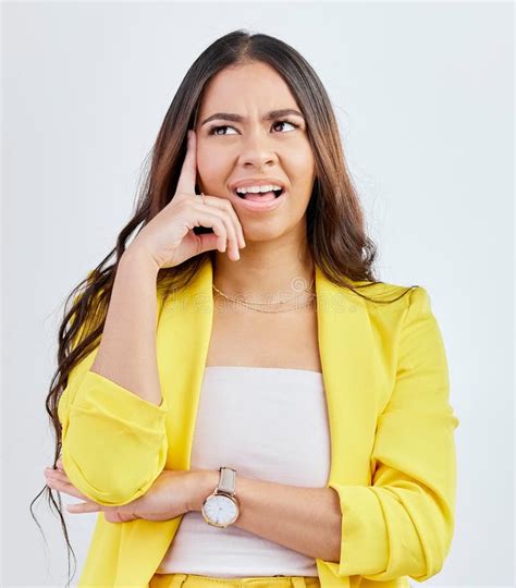 thinking professional or woman confused over solution problem solving