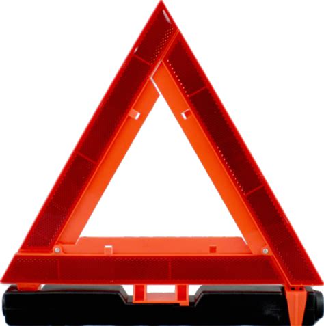 Allied Warning Triangle Orange Black 1 Ct King Soopers