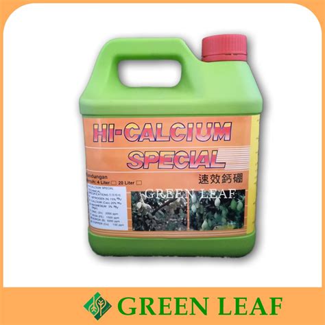 Hi Calcium Special 4l Baja Foliar Kalsium Boron Calcium Boron Liquid