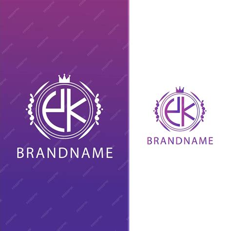 Premium Vector Modern Monogram Initial Letter Yk Logo Design Template