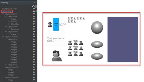 Nesting Layout Components Open 3d Engine
