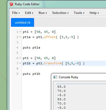 Extract Coordinates Of A Point Array Ruby API SketchUp Community