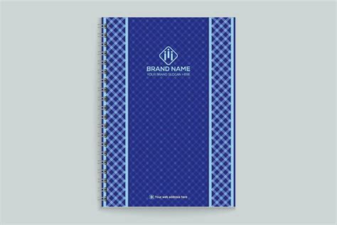 Blue Color Notebook Cover Design 26326714 Vector Art At Vecteezy