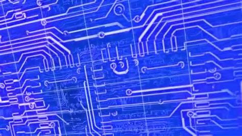 Circuit Board Background Loopable Animation Animated Circuit Board Seamlessly Loopable — Stock
