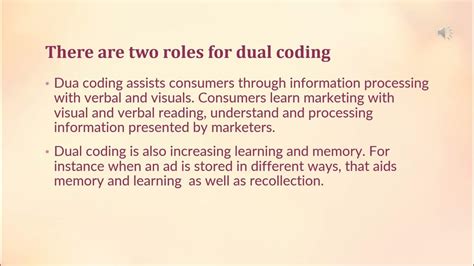 Amal Yusuf Dual Coding Consumer Behavior In Marketing Youtube