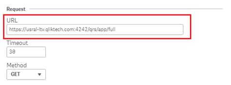 how to setup a data connection to the qrs api usin qlik community