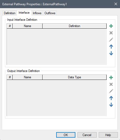 Adding Input And Output Arguments For An External Pathway