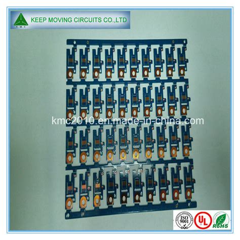 Osp 2 Layer Fr4 Circuit Pcb Board With Blue Green Soldermask Printed