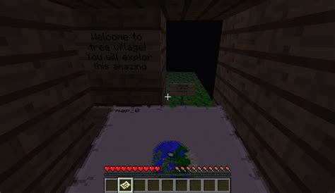 Tree Village Minecraft Map