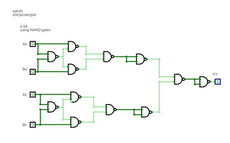 Circuitverse Exp Bit Using Nand Gate A B