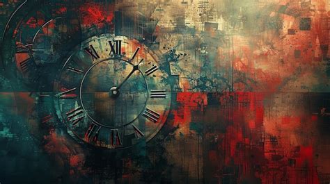 temporal explorations abstract patterns premium ai generated image