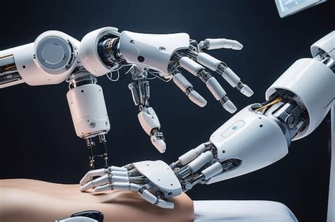 Premium Ai Image Medical Robot Arm The Technology Artificial