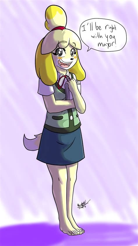 Animal Crossing Isabelle Digital By Howsplendid On Deviantart
