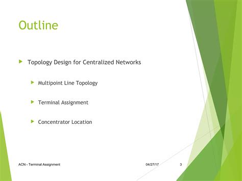 Terminal Assignment Algorithm Ppt