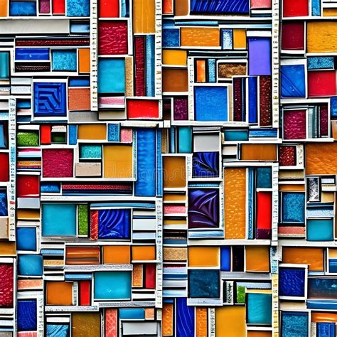 1566 Abstract Mosaic Tiles A Visually Captivating Background Featuring Abstract Mosaic Tiles In