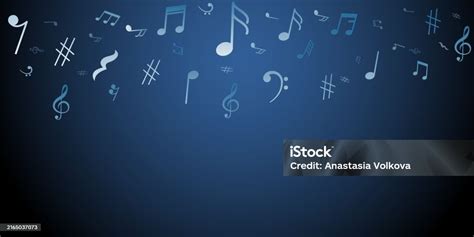 음악 음표 만화 벡터 일러스트 레이 션 노래 기보법 표지판이 터집니다 나이트 클럽 음악 패턴입니다 크리에이 티브 노트 고음 음자리표가 있는 만화 기호 배너 배경입니다 구도에