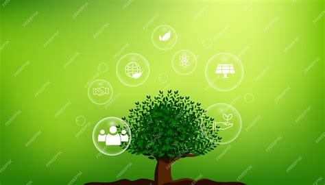 Esg бизнес концепция экологическое социальное и корпоративное управление со значком концепции