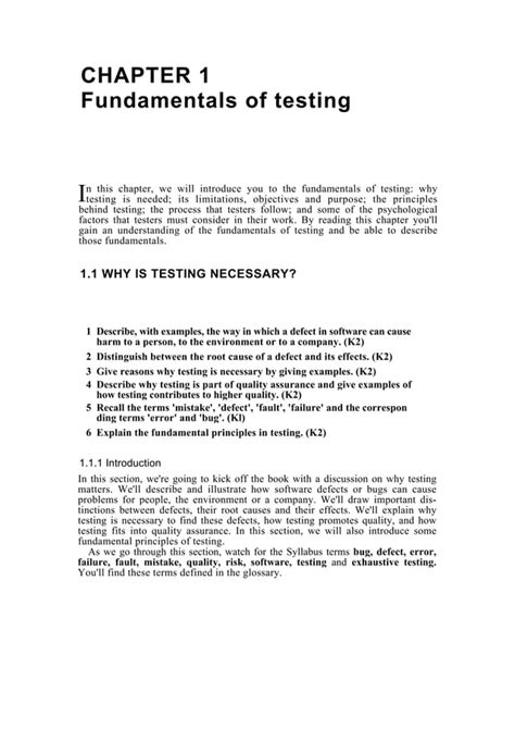 Foundations Of Software Testing Istqb Certificationpdf