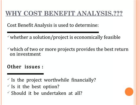 Cost Benefit And Cost Effective Analysis Ppt