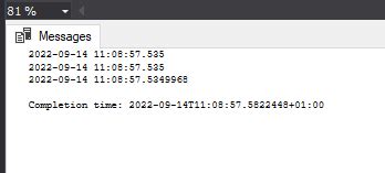 How To Print GETDATE In SQL Server With Milliseconds In Time Stack Overflow