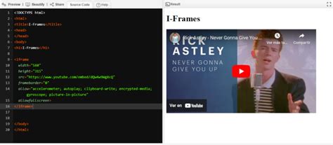 Html Iframes Desarrollo Web Sin Límites