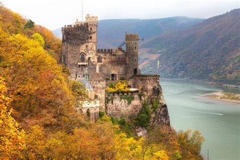 One Of The Ultimate Autumn Travel Moments Spotting Rheinstein Castle