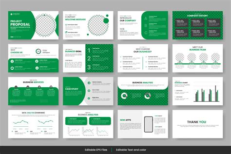 Business Presentation Template Graphic By Tanu · Creative Fabrica