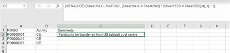 Excel Multiple Criteria Matchindex Vba Across Two Sheets Stack