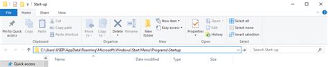 Resolved Find The Startup Folder In Windows Cannot Display