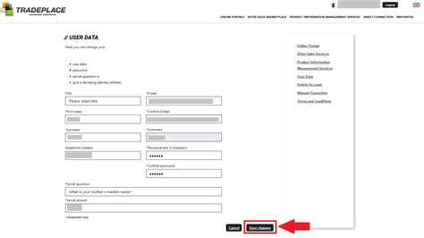 How To Modify My User Data Tradeplace Helpdesk