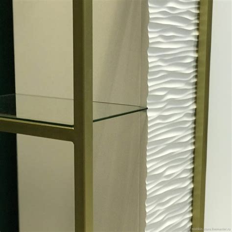 Сервант Кассандра с дверцей МДФ металл стекло 100*95 см в интернет ...