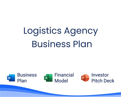 Logistics Agency Business Plan 2025