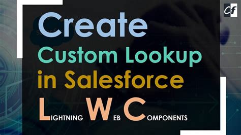 custom lookup component in salesforce lwc cafeforce