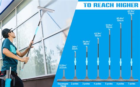 2 Story Window Washing Equipment Efficient Cleaning For High Rise