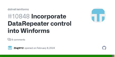 incorporate datarepeater control into winforms · issue 10848 · dotnet
