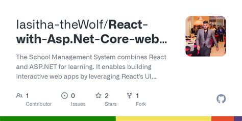 GitHub Lasitha TheWolf React With Asp Net Core Web Api Full Stack Crud Application The School