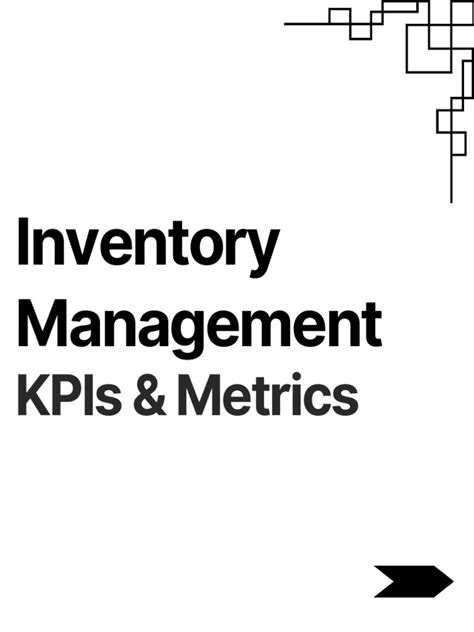 Inventory Management Kpis Overview Pdf Inventory Performance