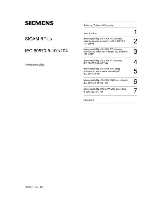Iec 60870 5 101 104 Intop Acp Eng Pdf Osi Model Bit Rate